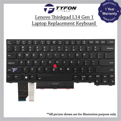 Lenovo Thinkpad L14 Gen 1 Gen 2 Laptop Replacement Keyboard With Backlit Sn20w67436 Lazada