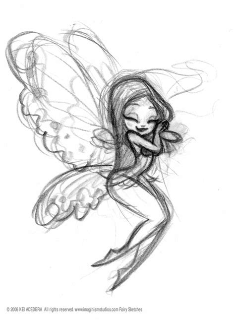 Beautiful Easy Pencil Fairy Drawing