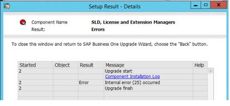Installation Failed For Sld Fp2111 Sap Community