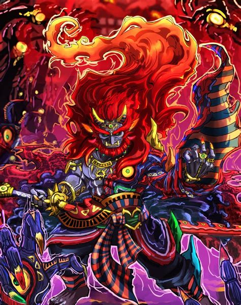 Ganondorf Majora Moon And Rehydrated Ganondorf The Legend Of Zelda And 2 More Drawn By