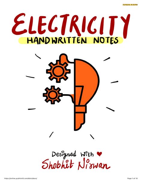 Electricity Shobhit Nirwan Pdf