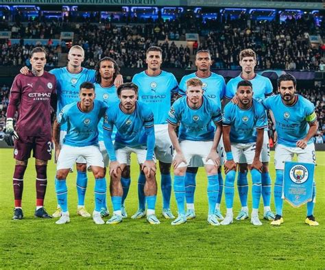 Yesterdays Game Line Up Manchester City Manchester City Football