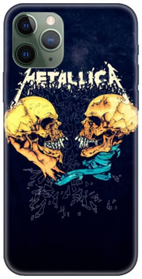 Funda Para Tel Fono Metallica Cubierta De Metal Pesado Para Etsy