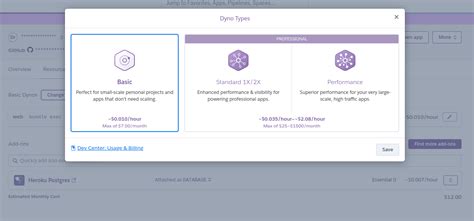How To Convert Basic Dyno To Eco Dyno In Heroku Im Subscribed To