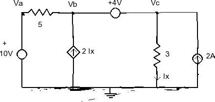 Solved I M To Solve This Circuit By The Super Node Method Chegg