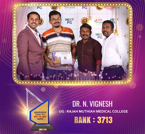 Neet Pg 2023 Topper Adrplexus Next Inicet