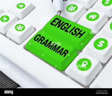Sign Displaying English Grammar Word Written On Courses Cover All