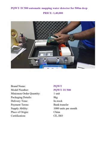 Groundwater Quality Monitoring 300 Meters At ₹ 110000piece In Hyderabad Id 2855846700697