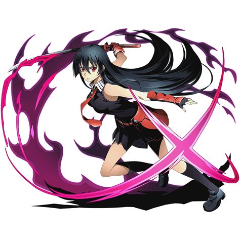 Ucmm Akame Akame Ga Kill Akame Ga Kill Divine Gate Alpha Transparency Official Art 10s