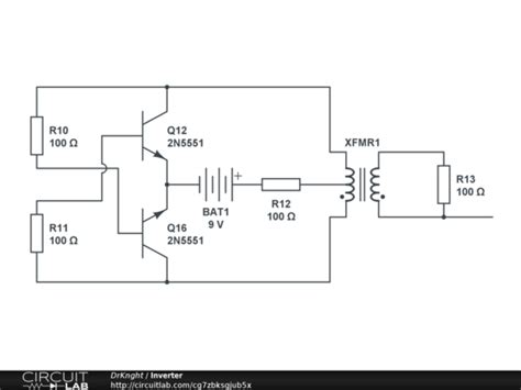 Inverter CircuitLab