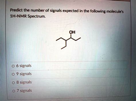 solved predict the number of signals expected in the following
