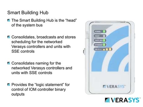 Verasys Technical Introduction PPT