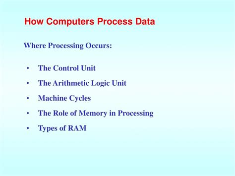 Ppt Computer Data Processing Powerpoint Presentation Free Download