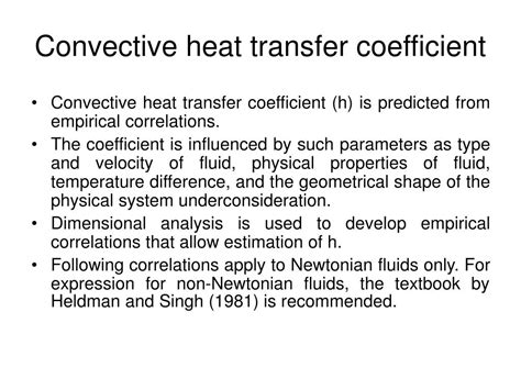Ppt Estimation Of Convective Heat Transfer Coefficient Powerpoint Presentation Id 3389834