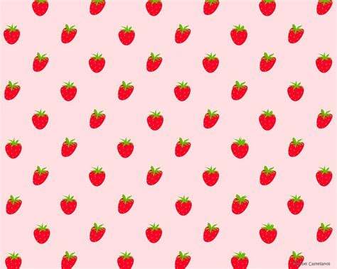 Cute Strawberry Wallpapers Wallpaper Cave