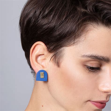 Boucles Doreilles Céramique Verte à Moduler Plarc Vesna Garic