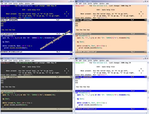 VIM 색상 변환 Gvim 컬러 지정 방법 VI 색변경 Color Scheme