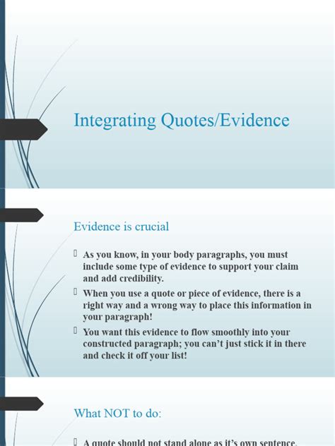 Integrating Quotes Pdf Citation Linguistics