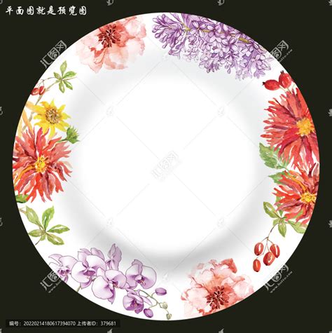 餐具花面图案设计其它设计素材设计模板汇图网