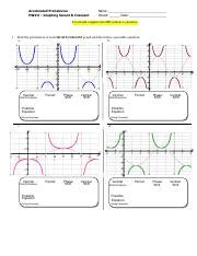 41 Graphing Sec And Csc Pdf Accelerated PreCalculus HW 4 Graphing Secant Cosecant Name