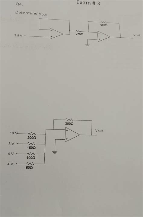Solved Determine VOUT Chegg Com