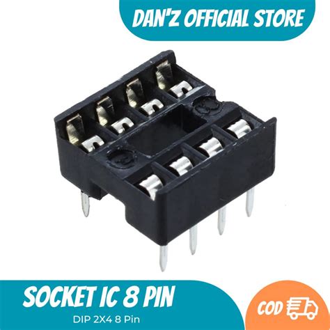 Jual Soket Ic Dip 8 Dip8 8p 8 Narrow Socket Ic 8 Pin Dip Shopee Indonesia