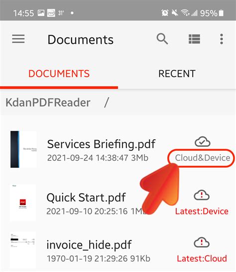 How To Upload Files From PDF Reader To Kdan Cloud Support KDAN
