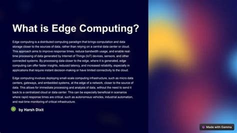Edge Computing Presentation Pptx