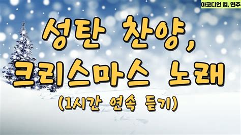 1시간 연속듣기 성탄 찬양 크리스마스 노래 아코디언and피아노 연주 연속듣기 피아노 아코디언 아코디언연주 Ccm 찬송가연주 아코디언찬송가 피아노찬송