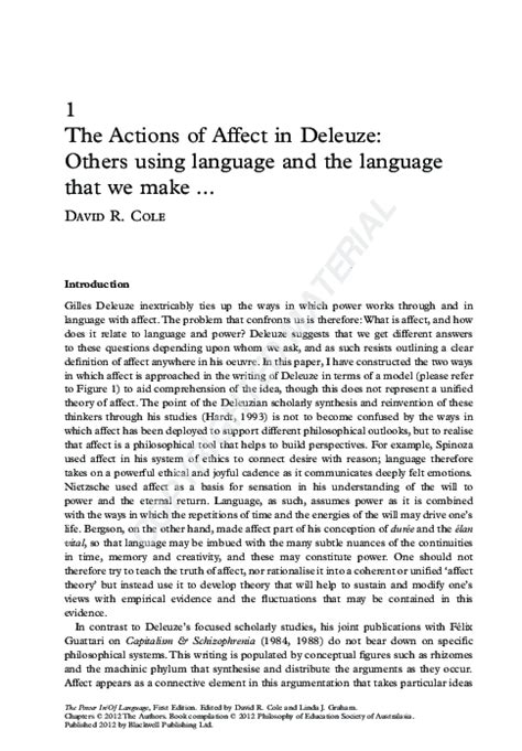 Pdf The Product Of Text And ‘other Statements Discourse Analysis