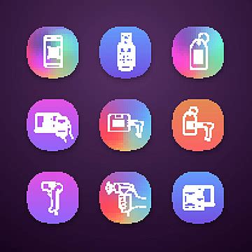 Barcodes Linear Icons Set Barcode Art Commerce Vector Barcode Art Commerce PNG And Vector