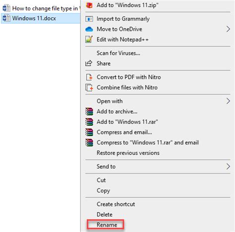 How To Change The File Extensions In Windows Eukhost