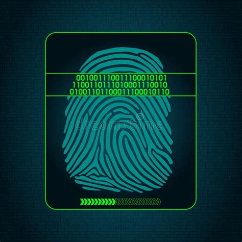 The System Of Fingerprint Scanning Biometric Security Devices Stock Image Image Of Password