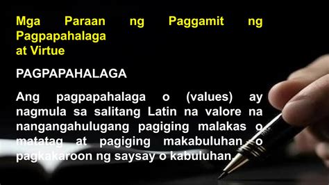 Values Education 7 Kuwarter 1 Aralin 3 Linggo 3 Pptx