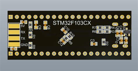 Stm32f103c8 C6t6最小系统板 ———eeworld参考设计中心