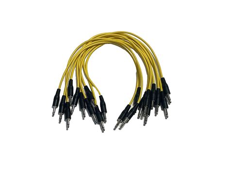 Patch Cords 10 In Set Of 10 3 5mm Connectors Syntaur