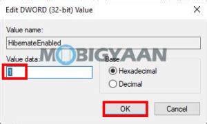 How To Enable Hibernation In Windows Using Registry Editor
