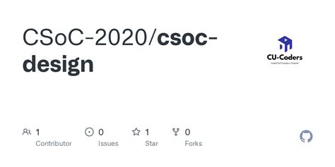 GitHub CSoC Csoc Design