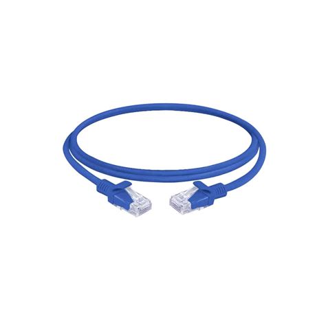PATCH CORD CAT 6 U UTP 2 METRO AZUL Transworld