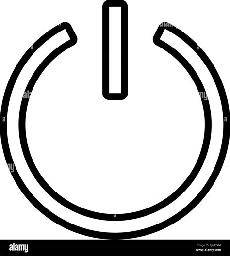 User Interface Power Icon Stock Vector Image Art Alamy