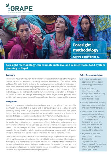 Foresight Methodology