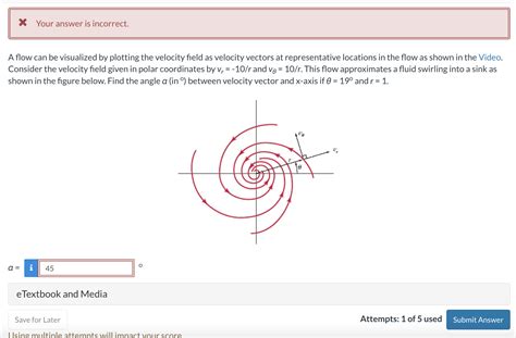 Solved A Flow Can Be Visualized By Plotting The Velocity