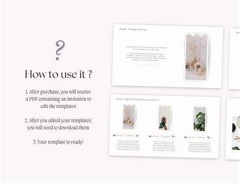 Analytics Report Template Monthly Report Social Media Manager Monthly Presentation