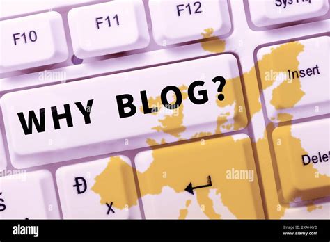 Hand Writing Sign Why Blogquestion Concept Meaning Computer Network That Uses Wireless Data