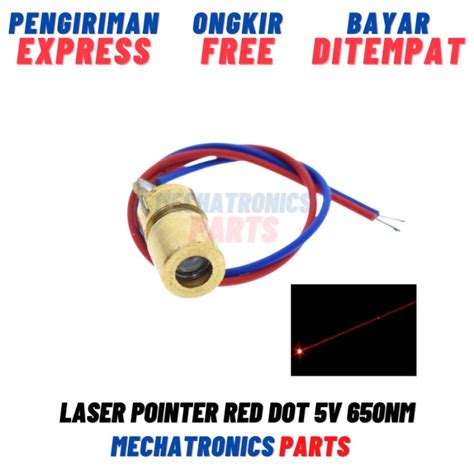 Jual Laser Pointer Red Dot 5v 650nm For Arduino Uno R3 Mega Nano Kota Bekasi Thomas162075