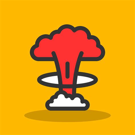Nuclear Explosion Vector Icon Design 20107352 Vector Art At Vecteezy