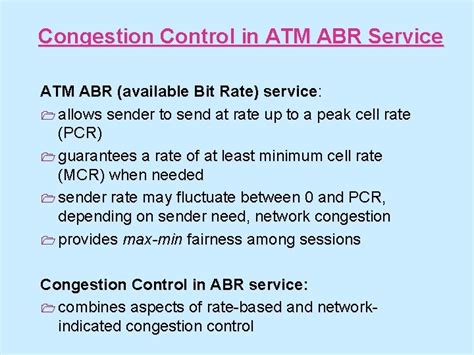 Endend Congestion Control Windowbased Congestion Control Sending Transport