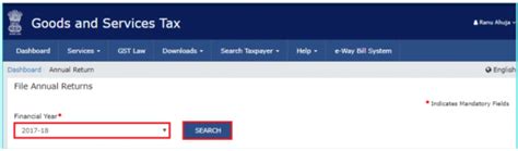 GSTR Due Date Format And Filing Of Annual GST Return