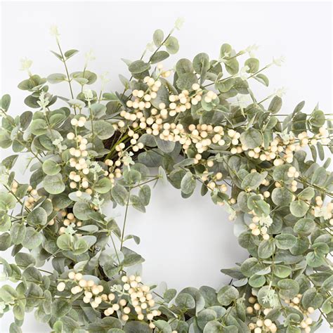 Primrue 26 Every Day Eucalyptus Berry Wreath For Front Door And Reviews