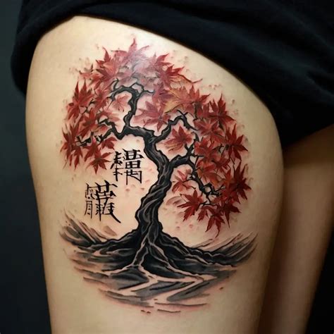 Japanese Maple Tattoos Meaning Symbolism 72 Designs Hbtat2